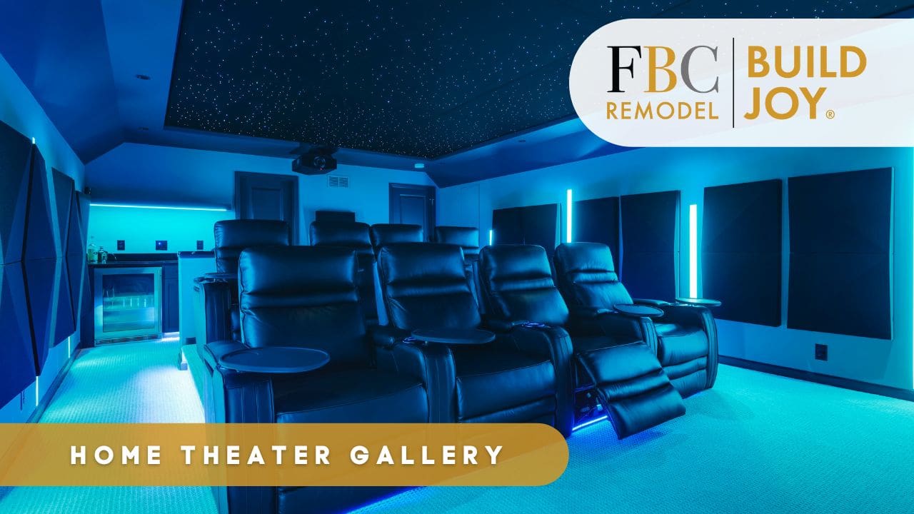 Custom Home Theater Ideas & Inspiration Gallery | FBC Remodel